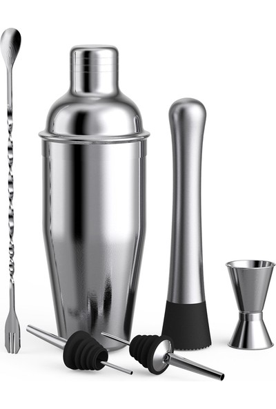 Lixada 6 Adet Kokteyl Seti Boston Shaker Mikser Paslanmaz 550ML (Yurt Dışından) Lixada 6 Adet Kokteyl Seti Boston Shaker Mikser Paslanmaz 550ML (Yurt Dışından)
