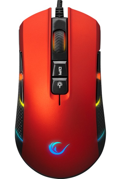 Rampage SMX-R600 Python Red 12400DPI Rgb Sağ ve Sol El Uyumlu Makrolu Oyuncu Mouse Rampage SMX-R600 Python Red 12400DPI Rgb Sağ ve Sol El Uyumlu Makrolu Oyuncu Mouse