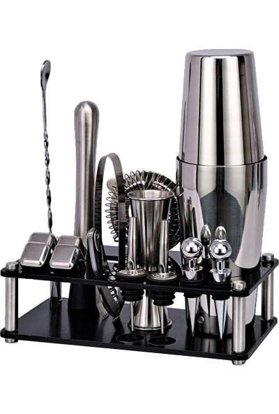 Lixada CG1215 16PCS 304 Paslanmaz Çelik Kokteyl Çalkalayıcı 550ML (Yurt Dışından) Lixada CG1215 16PCS 304 Paslanmaz Çelik Kokteyl Çalkalayıcı 550ML (Yurt Dışından)