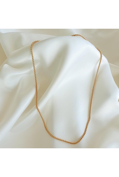 Stainless Steel Burgulu Çelik Zincir Kolye