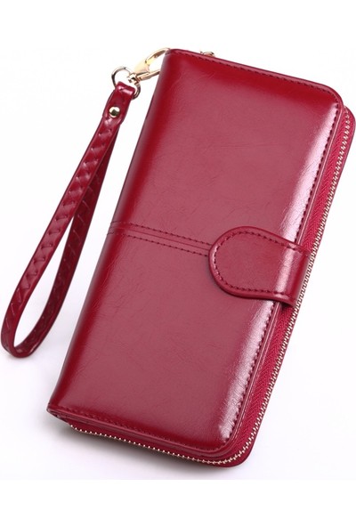 Good Best Deri Fermuarlı Kadın Cüzdan (Yurt Dışından)