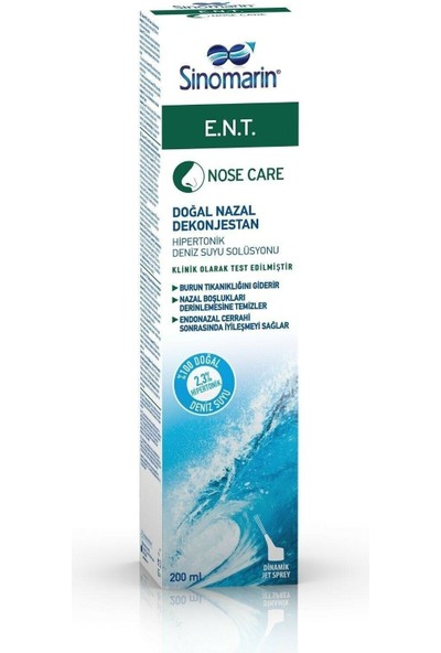 Sinomarin E.n.t. - Deniz Suyu Spreyi 200 ml