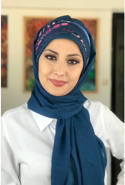 Yoisho Store Mavi Tesettür Şal