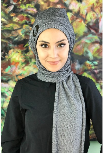 Yoisho Store Kırçıllı Desenli Gri Renk Bere Gri