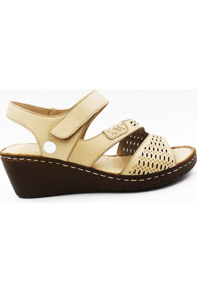 Mammamia Deri Siyah Kadın Sandalet MM1295SİYAH