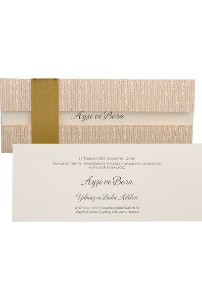 Polen Düğün Davetiyesi Stylish Polen 10259 Polen Düğün Davetiyesi Stylish Polen 10259