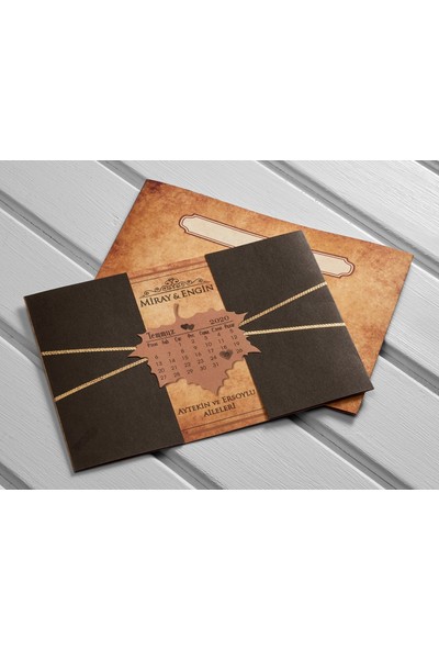 İklim Düğün Davetiyesi Iklim Davetiye 10543