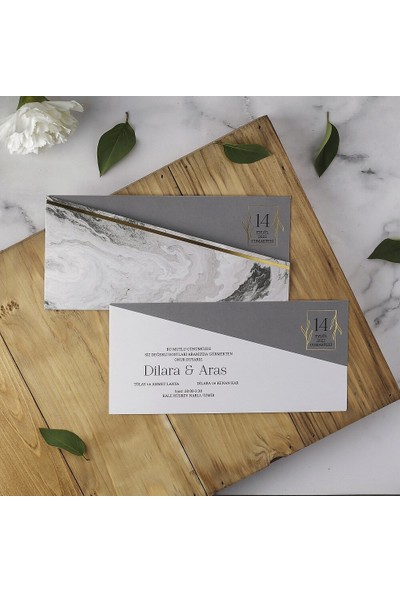 Polen Düğün Davetiyesi Eko Polen Davetiye 40110