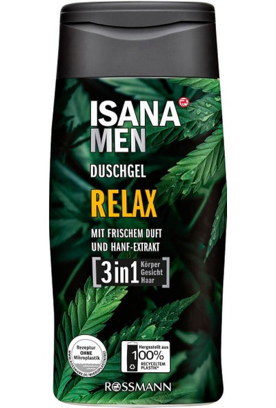 Rossmann Isana Men Duş Jeli Relax 3 In 1