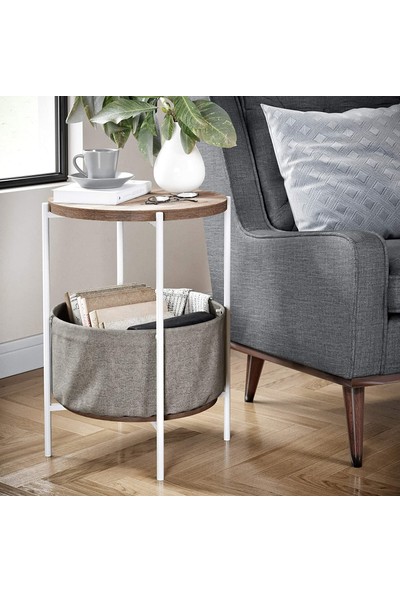 Arrigo Sehpa Geniş Çantalı Premium Beyaz