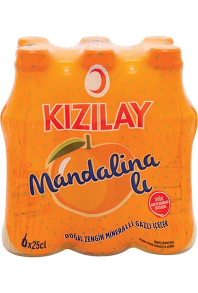 Kızılay Mandalinalı Maden Suyu 6 x 250 ml