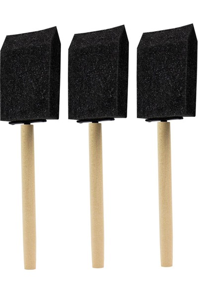 Fly Art Boyama Fırçası Siyah 3'lü