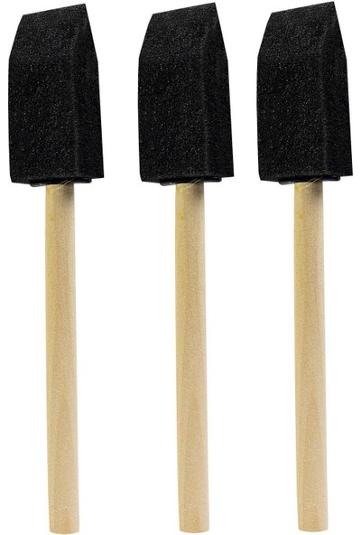 Fly Art Boyama Fırçası Siyah 3'lü