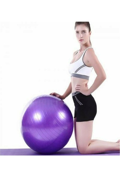 Pekial 65 cm Mor Pilates Topu ve Şişirme Pompası, Yoga Plates Egzersiz Topu Ball Pekial 65 cm Mor Pilates Topu ve Şişirme Pompası, Yoga Plates Egzersiz Topu Ball