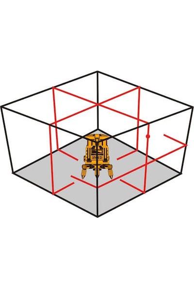 Ingco HLL306505 Çizgi Lazeri (Kırmızı Lazer Işınları)