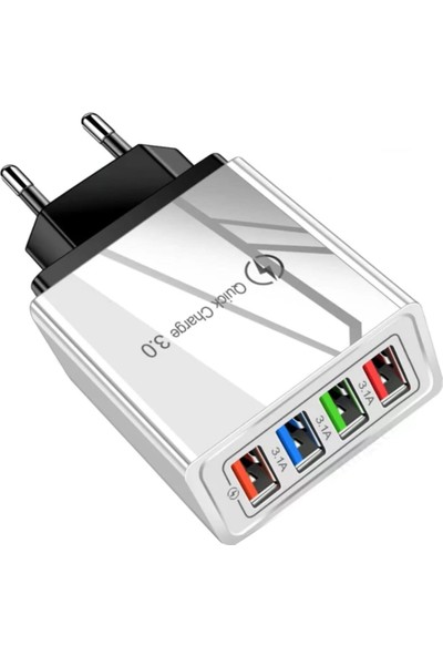 Judas A6 4 Port 48 W Universal Çoklu Şarj Adaptörü Judas A6 4 Port 48 W Universal Çoklu Şarj Adaptörü