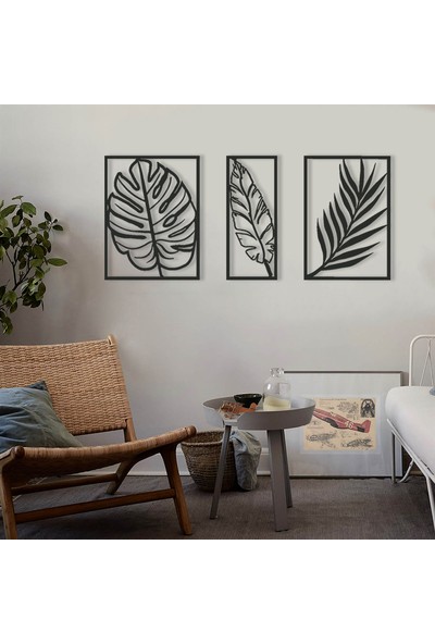 Dekart Triple Starry 3'lü Set Metal Tablo - Duvar Dekoru Dekart Triple Starry 3'lü Set Metal Tablo - Duvar Dekoru