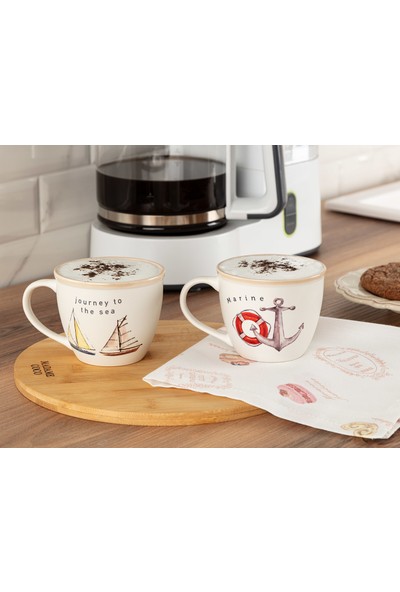 Madame Coco Marine Jardin 2'li Kupa Seti