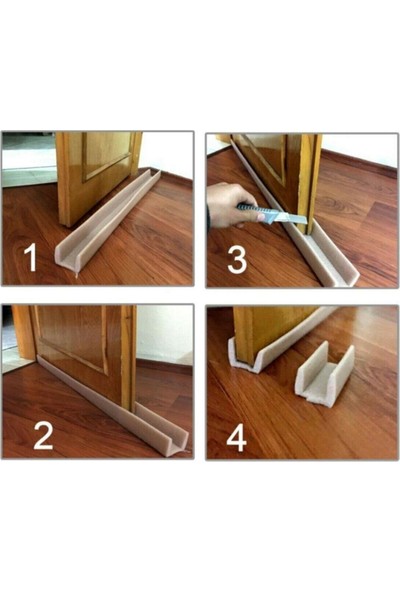 İncirop Kapı Altı Strafor Oluklu Soğuk Kesici Isı Yalıtım Süngeri