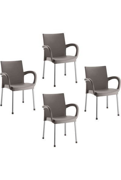 Holiday Sümela 4'lü Bahçe Koltuğu | Gri