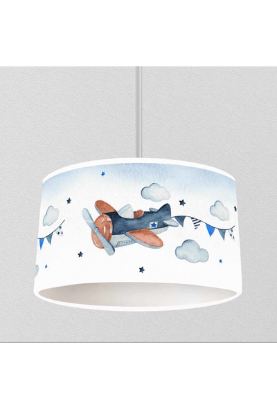 Junior Home Concept Uçak Figürlü Çocuk Odası Sarkıt Avize Junior Home Concept Uçak Figürlü Çocuk Odası Sarkıt Avize