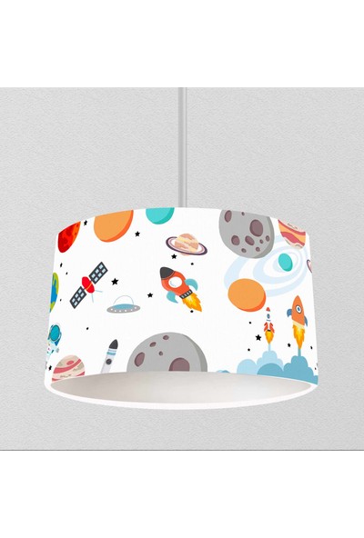 Junior Home Concept Uzay Figürleri Temalı Çocuk Odası Sarkıt Avize Junior Home Concept Uzay Figürleri Temalı Çocuk Odası Sarkıt Avize