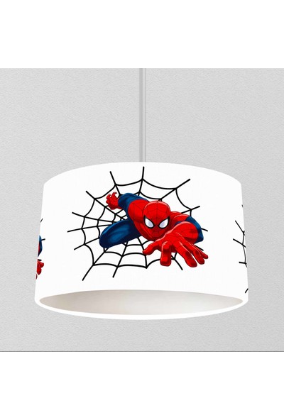 Junior Home Concept Açık Zemin Spiderman Figürlü Çocuk Odası Sarkıt Avize