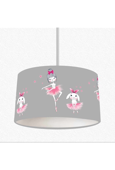 Junior Home Concept Sevimli Balerin Kız ve Tavşan Çocuk Odası Sarkıt Avize Junior Home Concept Sevimli Balerin Kız ve Tavşan Çocuk Odası Sarkıt Avize