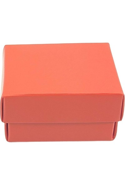 Paketleme Tezgahı Kırmızı Karton Yüzük Kutusu (Süngerli) 50 Adet