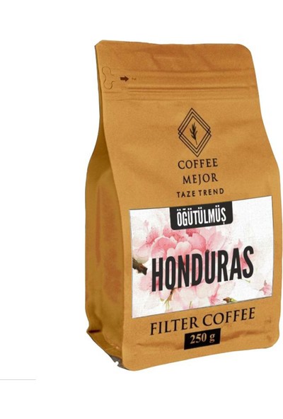 Coffee Mejor Kahve Dengi Premium Quality Honduras Öğütülmüş Flatbottom 250GR Coffee Mejor Kahve Dengi Premium Quality Honduras Öğütülmüş Flatbottom 250GR