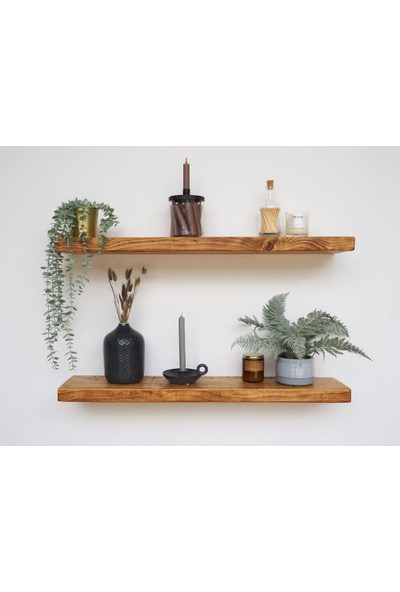 Elpars Dekor 2'li 50 x 12 x 2,5 cm Duvara Monte Yüzer Çam Raf Depolama Ev Dekorasyon Için Duvar Rafı Elpars Dekor 2'li 50 x 12 x 2,5 cm Duvara Monte Yüzer Çam Raf Depolama Ev Dekorasyon Için Duvar Rafı