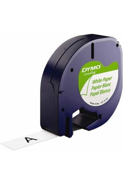 Dymo Letratag Beyaz Kağıt Şerit 59421 (12 mm x 4 Metre) Dymo Letratag Beyaz Kağıt Şerit 59421 (12 mm x 4 Metre)