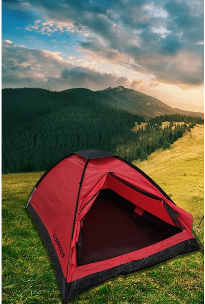 Campious Imera 2 Kişilik Kırmızı Kamp Bahçe Piknik Çadırı Campious Imera 2 Kişilik Kırmızı Kamp Bahçe Piknik Çadırı