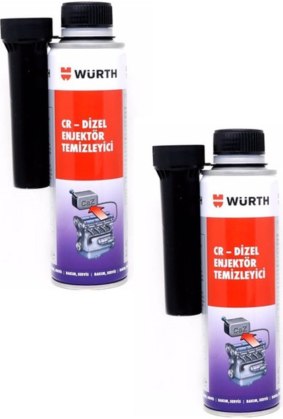 Würth Dizel Enjektör Temizleyici 300 ml 2'li Paket Würth Dizel Enjektör Temizleyici 300 ml 2'li Paket