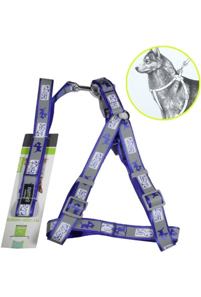 Nunbell Kedi Köpek Göğüs Boyun Bel Gezdirme Tasması 40-50 cm Ayarlı Tasma Lacivert Nunbell Kedi Köpek Göğüs Boyun Bel Gezdirme Tasması 40-50 cm Ayarlı Tasma Lacivert