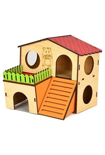 Flip Pet Iki Katlı Hamster Evi