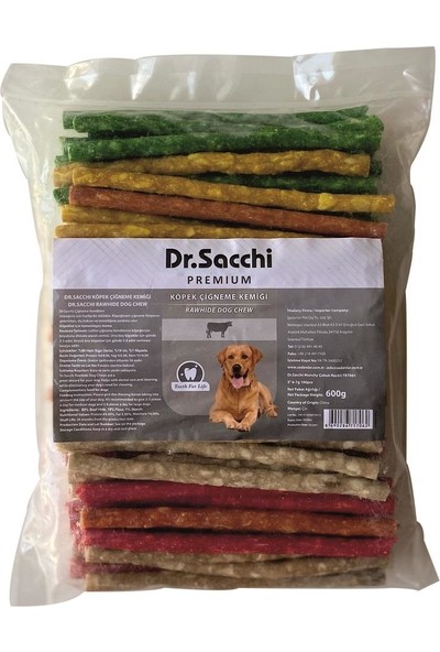 Dr. Sacchi Dr.sacchi Munchy Çubuk Renkli Köpek Ödülü - 5'' 6-7 Gram 100LÜ Dr. Sacchi Dr.sacchi Munchy Çubuk Renkli Köpek Ödülü - 5'' 6-7 Gram 100LÜ