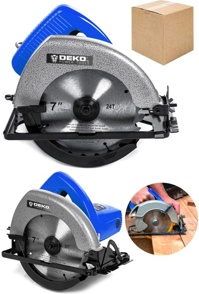 Dekopro Power Tools Alman 3200 Watt Sjs Metal Şanzıman Sunta Kesme Daire Testere Makinesi 185MM Mavi Dekopro Power Tools Alman 3200 Watt Sjs Metal Şanzıman Sunta Kesme Daire Testere Makinesi 185MM Mavi