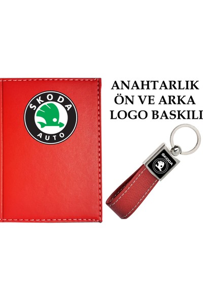 Promosyon Denizi Skoda Logolu Kırmızı Ruhsat Kabı ve Skoda Logolu Anahtarlık Promosyon Denizi Skoda Logolu Kırmızı Ruhsat Kabı ve Skoda Logolu Anahtarlık