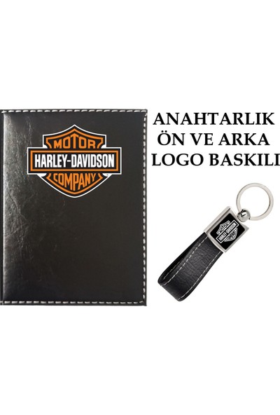 Promosyon Denizi Harley Davıdson Logolu Siyah Ruhsat Kabı ve Harley Davıdson Logolu Anahtarlık Promosyon Denizi Harley Davıdson Logolu Siyah Ruhsat Kabı ve Harley Davıdson Logolu Anahtarlık