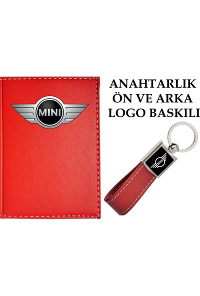 Promosyon Denizi Mını Cooper Logolu Kırmızı Ruhsat Kabı ve Mını Cooper Logolu Anahtarlık Promosyon Denizi Mını Cooper Logolu Kırmızı Ruhsat Kabı ve Mını Cooper Logolu Anahtarlık