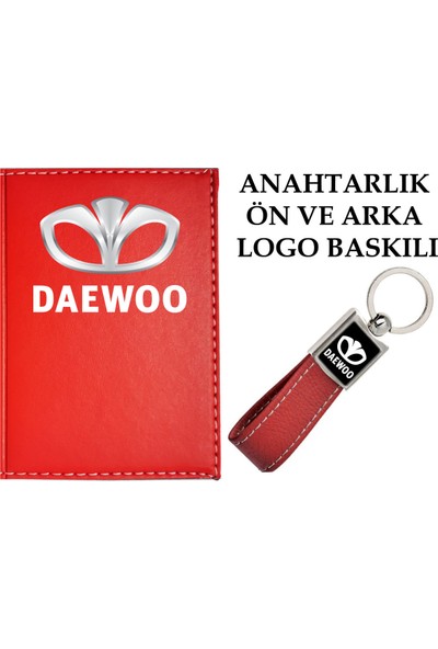 Promosyon Denizi Kırmızı Ruhsat Kabı ve Anahtarlık