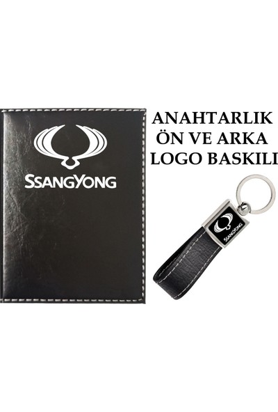 Promosyon Denizi Ssangyoung Logolu Siyah Ruhsat Kabı ve Ssangyoung Logolu Anahtarlık Promosyon Denizi Ssangyoung Logolu Siyah Ruhsat Kabı ve Ssangyoung Logolu Anahtarlık