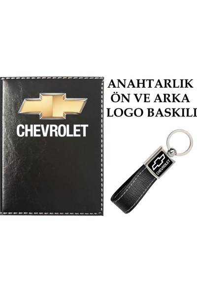 Promosyon Denizi Chevrolet Siyah Ruhsat Kabı ve Chevrolet Logolu Anahtarlık
