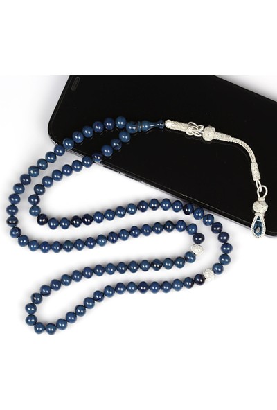 Tesbihcibaba 99 Opak Mavi Sıkma Kehribar Namaz Tesbihi Tesbihcibaba 99 Opak Mavi Sıkma Kehribar Namaz Tesbihi