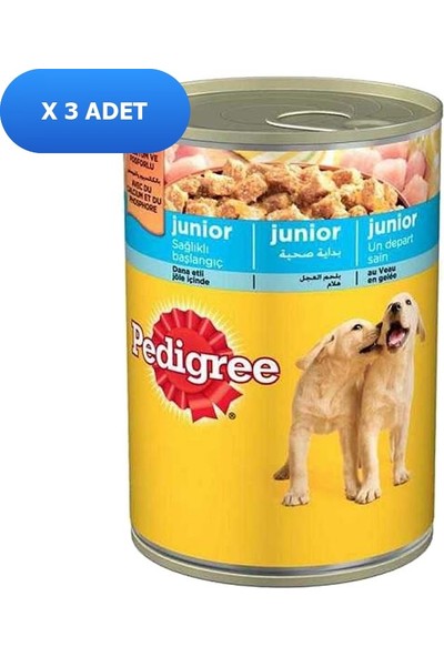 Pedigree Jöle Içinde Tavuklu Yavru Köpek Konservesi 400 gr (3 Adet) Pedigree Jöle Içinde Tavuklu Yavru Köpek Konservesi 400 gr (3 Adet)