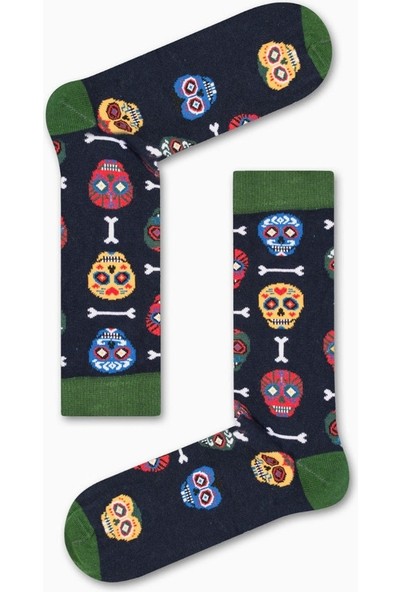Blanc Socks Calaveras Tasarımlı Çoraplar