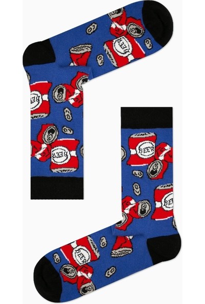 Blanc Socks Bira Kutusu Desenli Çorap Blanc Socks Bira Kutusu Desenli Çorap