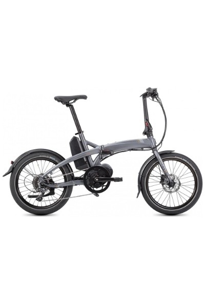 Tern Vektron D8 20'' 8 Vites Katlanır Elektrikli Bisiklet Füme Gri Turuncu
