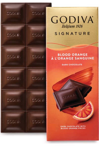 Godiva Kan Portakallı Bitter Tablet Çikolata 90 gr